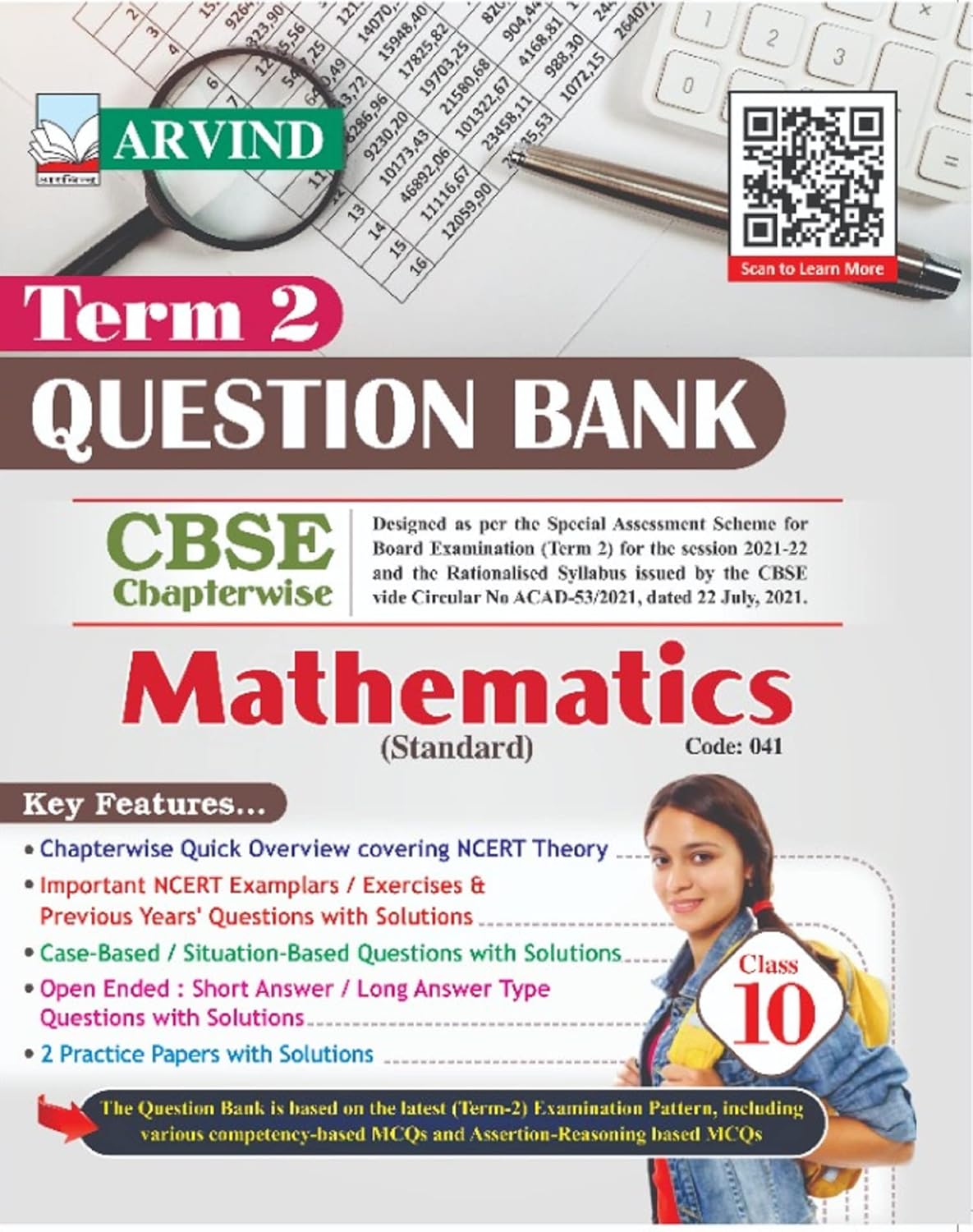 CBSE Class 10 Maths Chapterwise Question Bank Book Code 041 Arvind ...