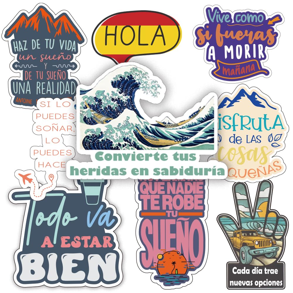 Motivational Stickers For Students 200pcs Spanish Inspirational ...