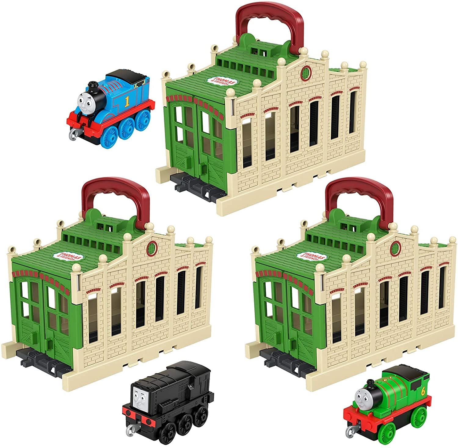 Buy Fisher-Price Thomas & Friends Connect & Go Shed And Push-Along ...