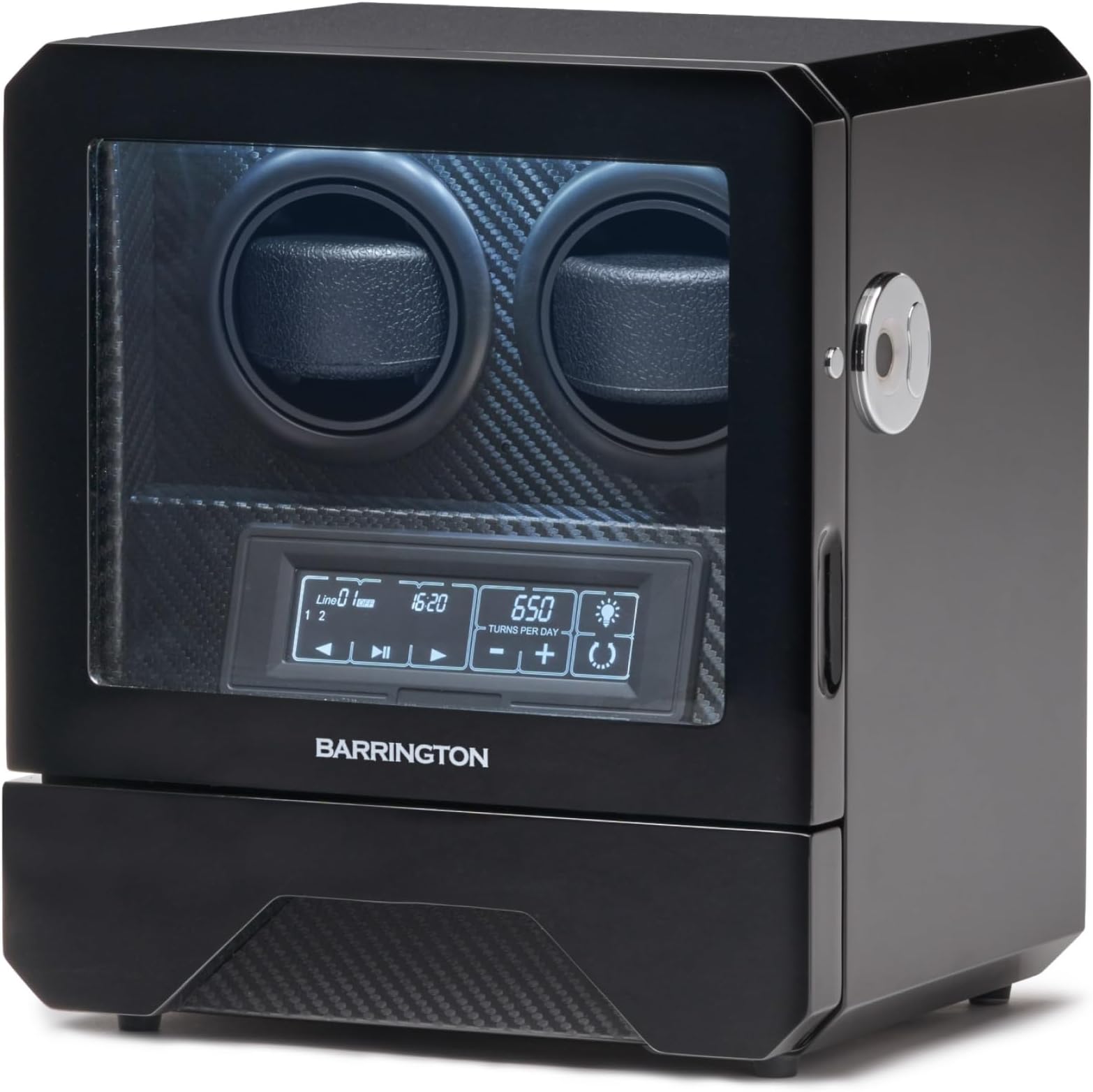 BARRINGTON Automatic Watch Winder for 2 Watches in Black Premium Watch ...