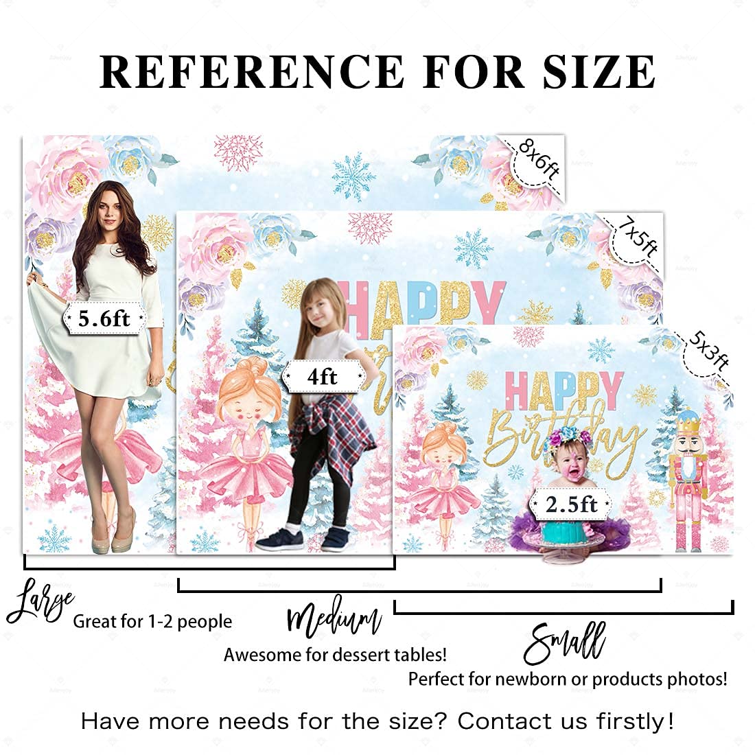 Nutcracker Ballet Backdrops