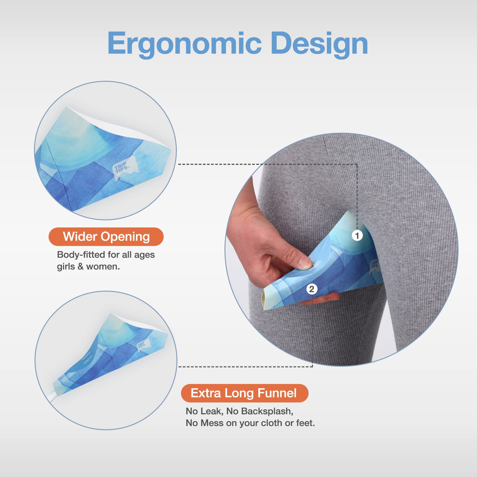 Snapklik.com : TRIPTIPS Foldable Female Urinal Disposable Female Urination Device Urinal For ...