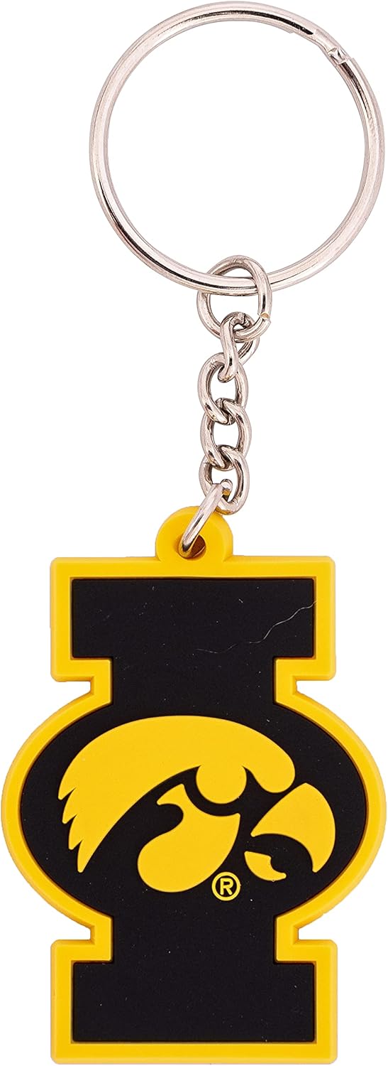 Desert Cactus University of Iowa Keychain Hawkeyes Car Keys Holder (PVC ...