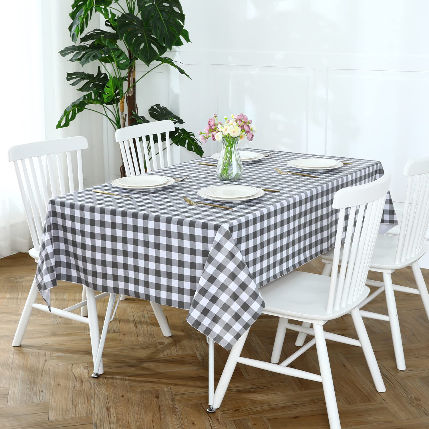 Snapklik.com : Romanstile Rectangle Vinyl Tablecloth, 100% Waterproof ...