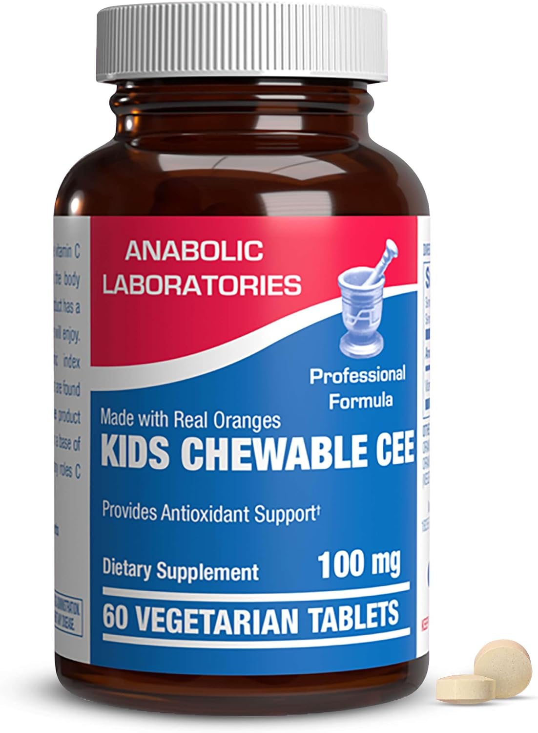 Amazon.com: Kids Vitamin C Chewable Tablets - 100mg of Vitamin C with ...