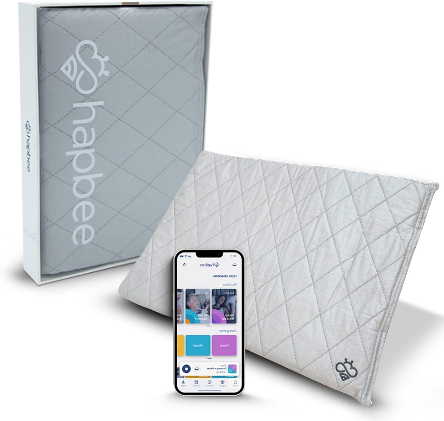 Amazon.com: Hapbee Smart Sleep Pad – Revolutionary Sleep Tracking Pad for Adults – Under Pillow ...