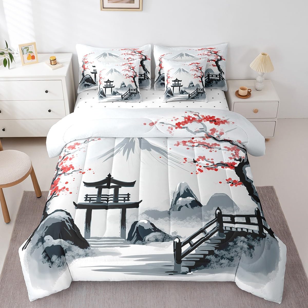 Japanese Comforter Sets Queen Crystal Palace Comforter Set – J.