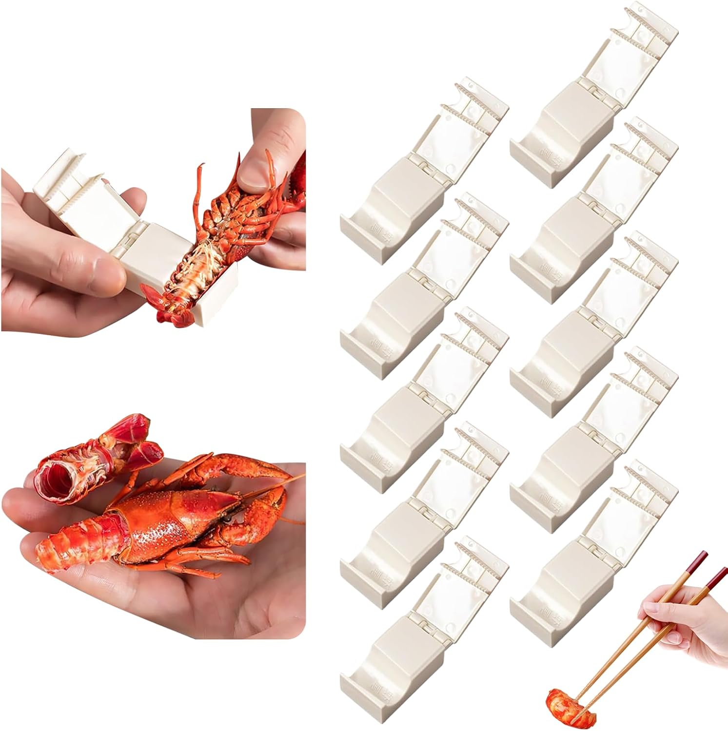 Amazon.com: Generic 10Pcs Crawfish Peeler,Crawfish Sheller,Crayfish ...