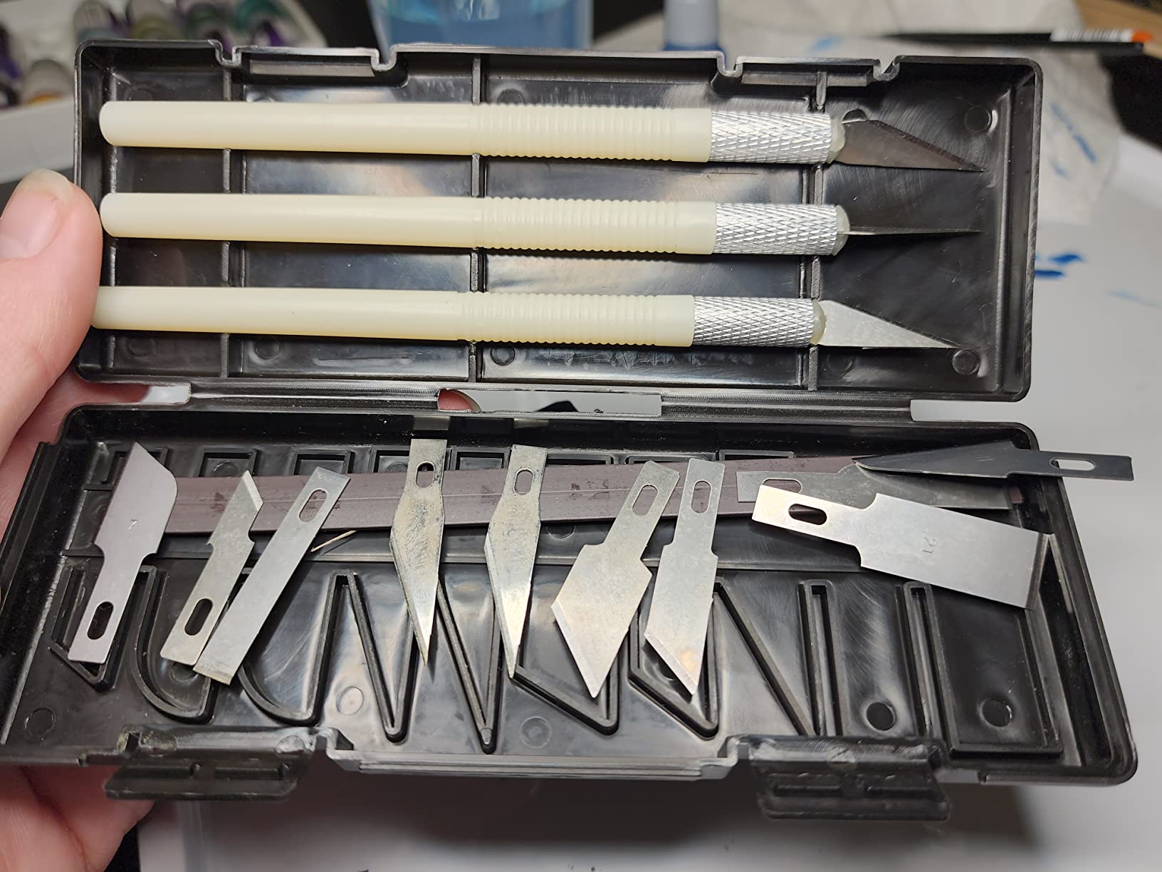 Precision Craft Knife, 13Pcs Precision Craft Hobby Knife Kit, Utility ...