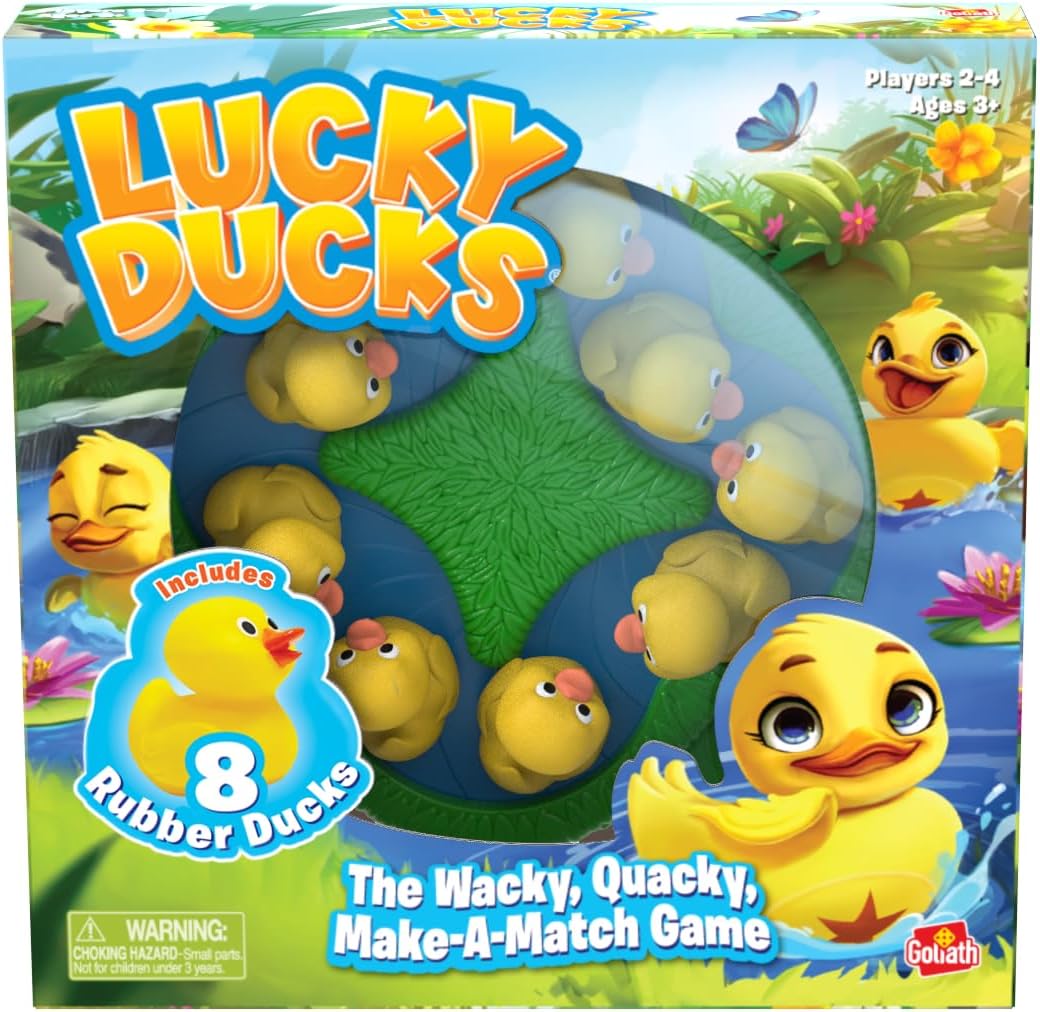 Goliath Lucky Ducks Game | Includes 8 Rubber Ducks | Develops Memory ...