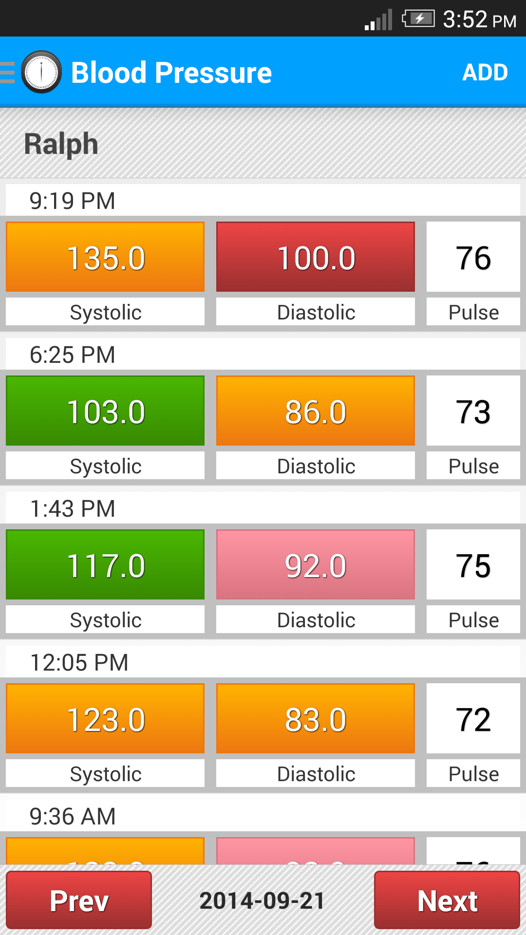 Blood Pressure Log - App on Amazon Appstore