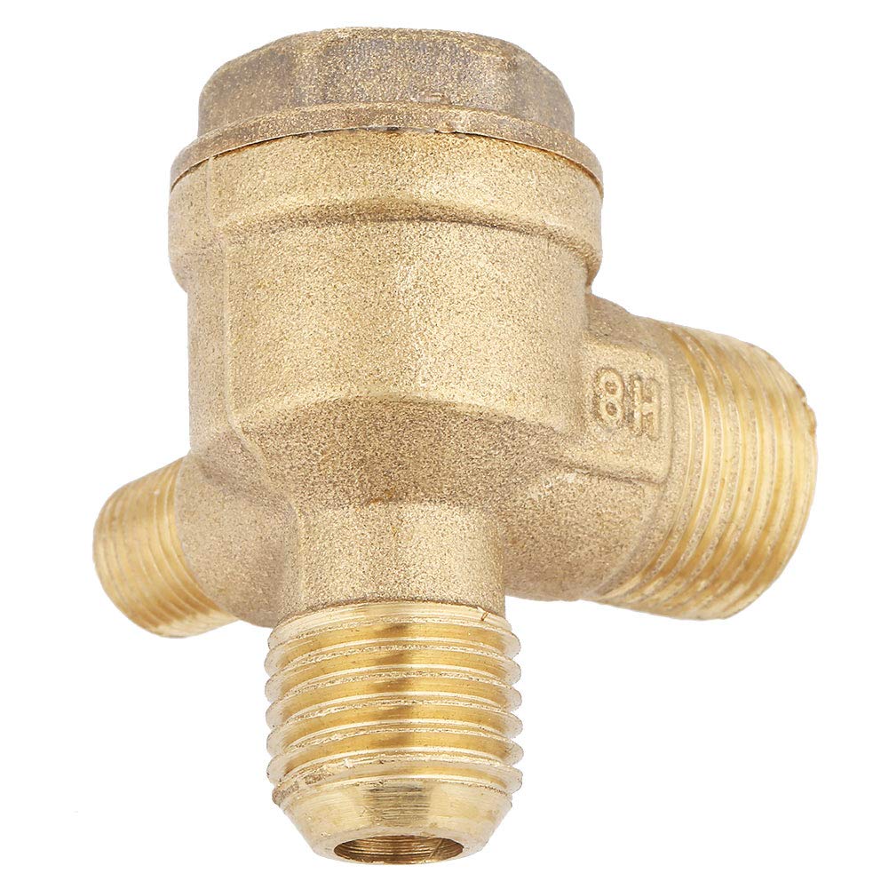 Buy Male Thread 90 Degree Brass Check Valve, Non-Return Lightweight ...