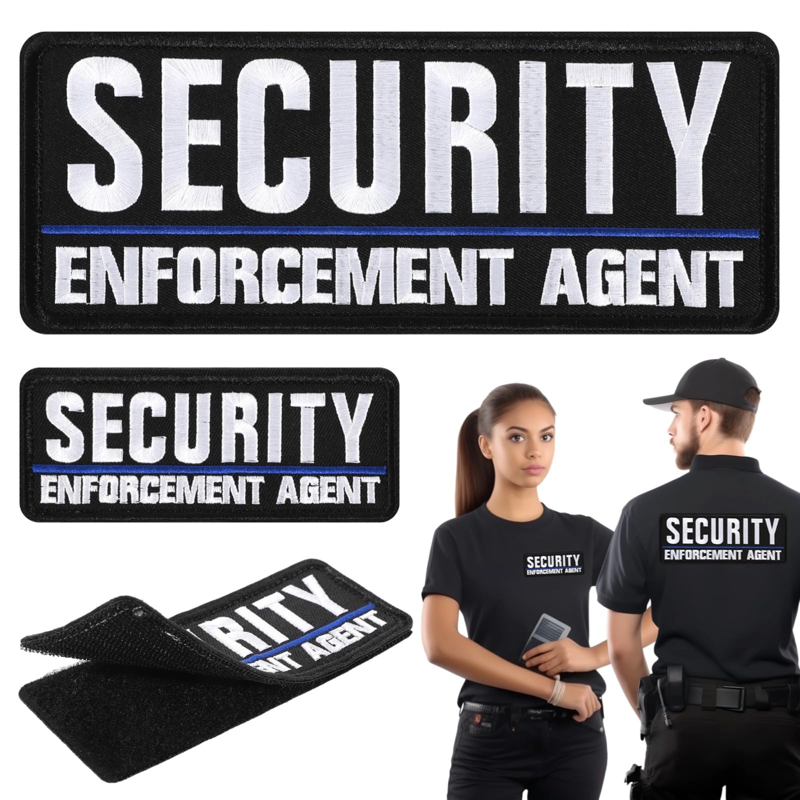 Amazon.com: 2 Pcs Security Patches for Vest, Security Enforcement Agent ...