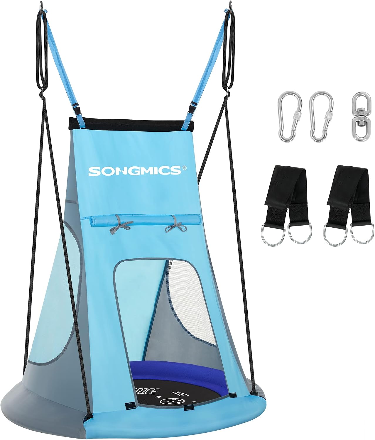 Amazon.com: SONGMICS Saucer Tree Swing Tent 40 Inch 700 lb Load ...