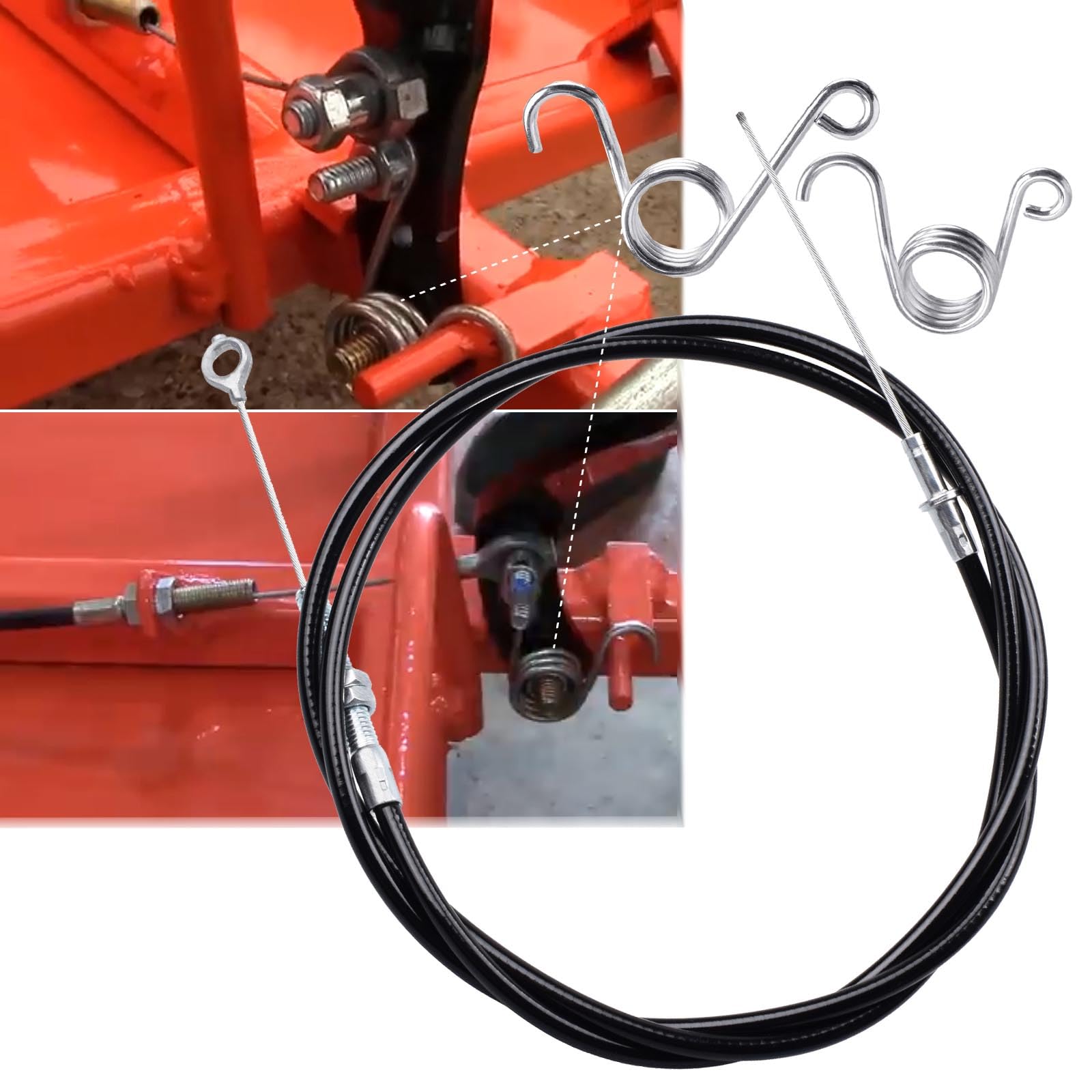 Snapklik.com : Universal Throttle Cable 60 Inch Long For Manco 8252 ...