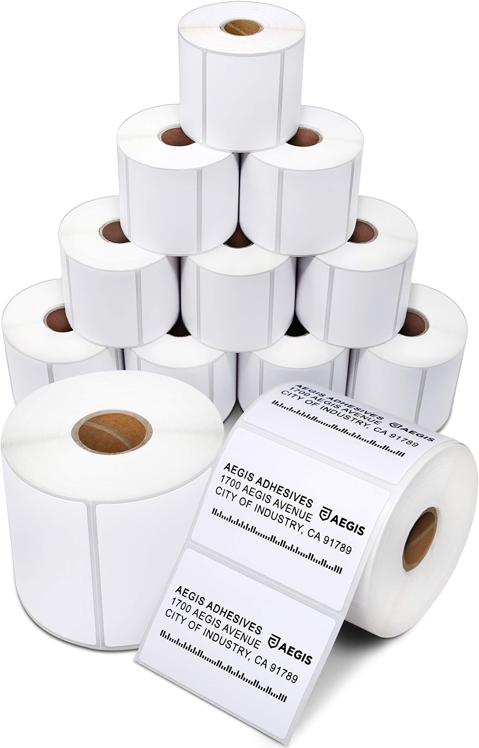 Aegis Adhesives - 3” X 2” Direct Thermal Labels for Shipping, Postage ...