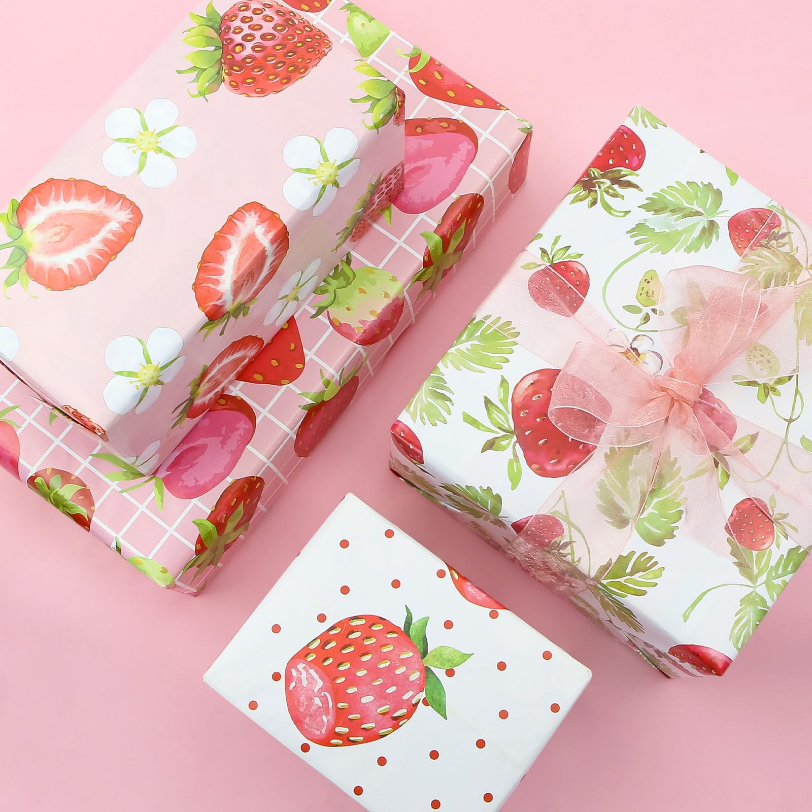 Pretty Wrapping Paper Pink And White Striped Wrapping Paper – Dyefor