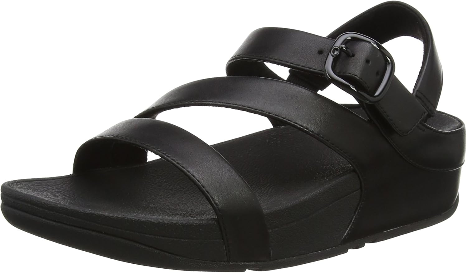 Amazon.com | Fitflop Women's Open Toe Sandals, Black, 7 | Flip-Flops