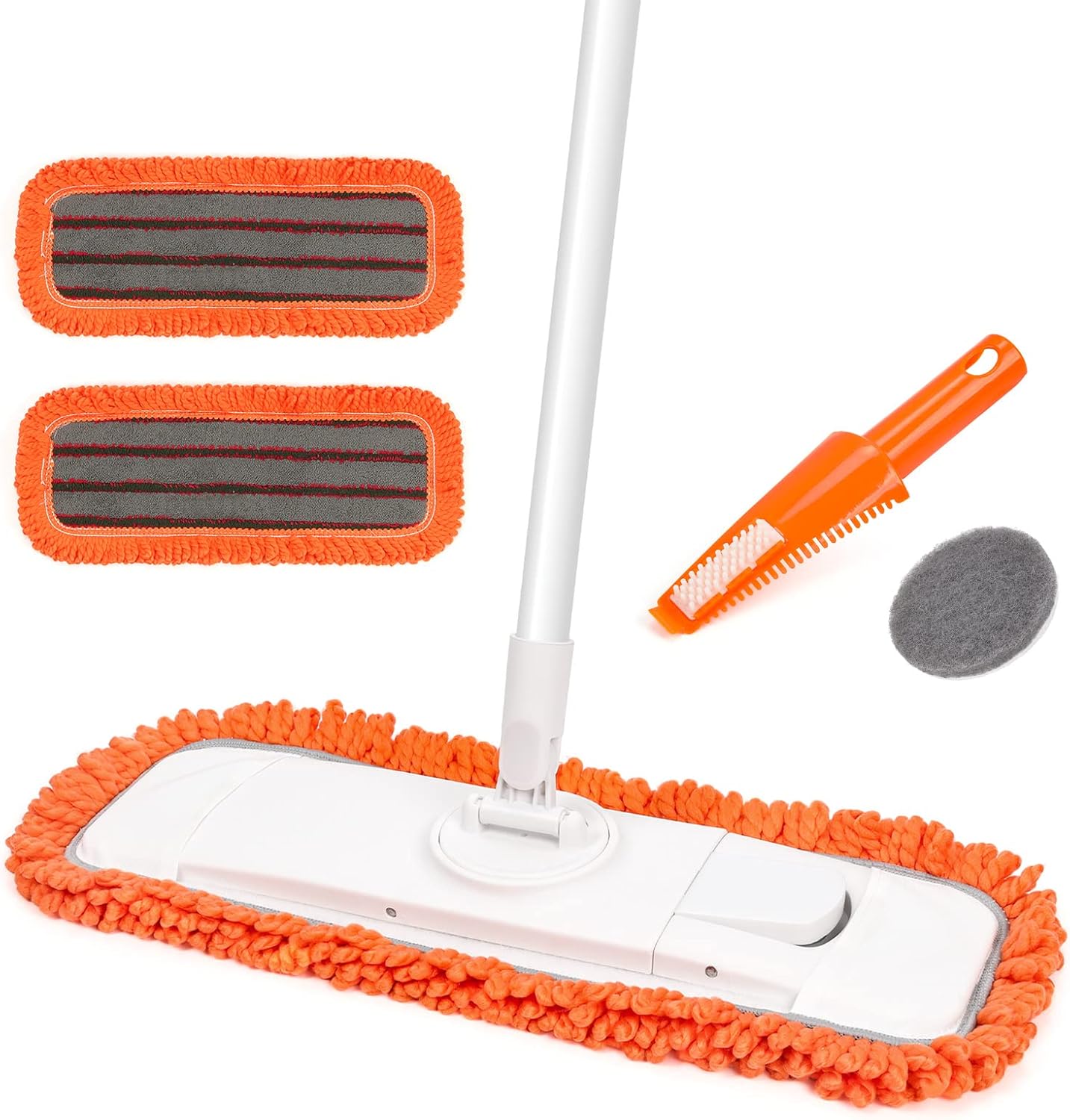 Lalafancy Dust Mop for Floor Cleaning, Upgraded 2-in-1 Dry Wet Mops ...