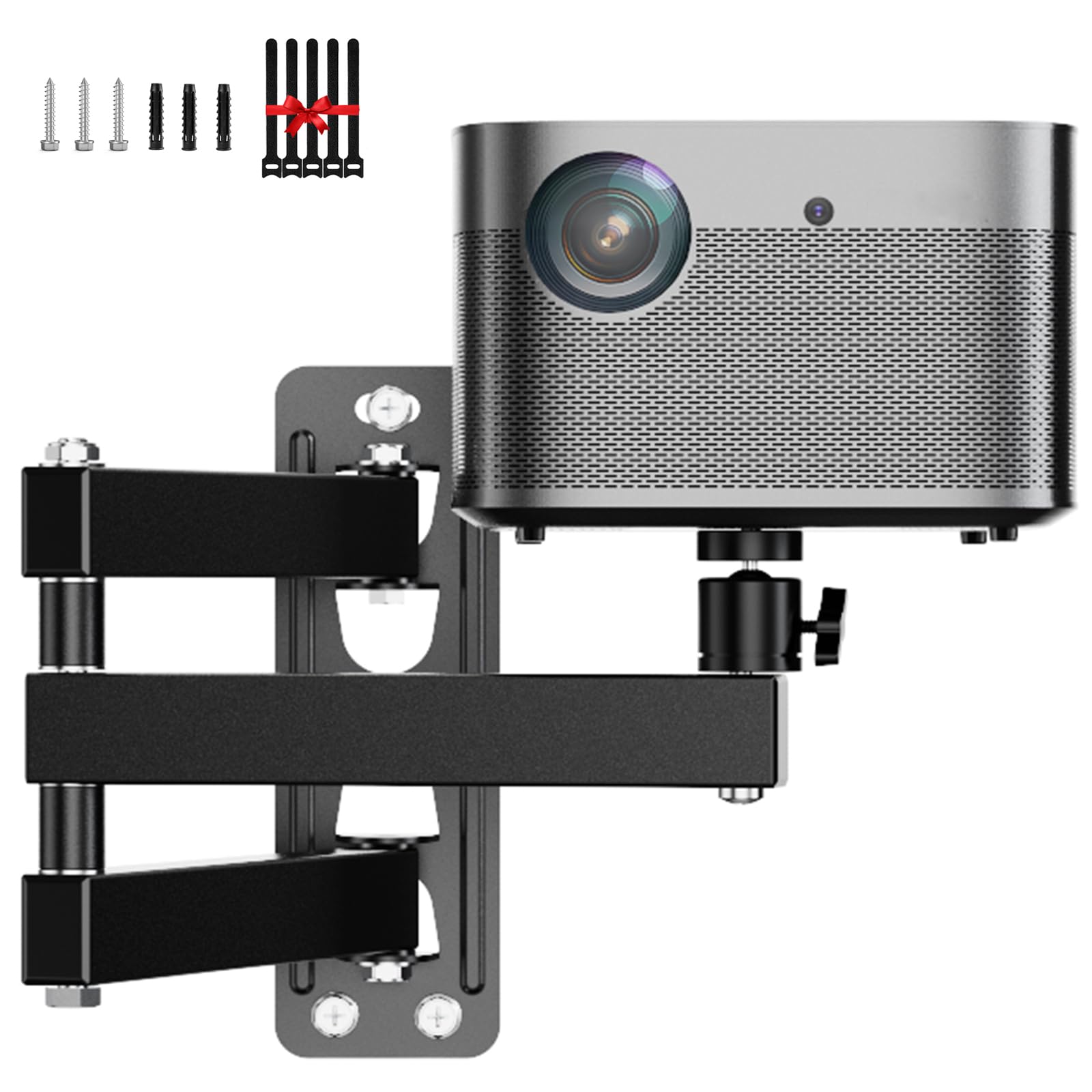Amazon.com: Foldable Projector Wall Mount Universal Adjustable Wall ...