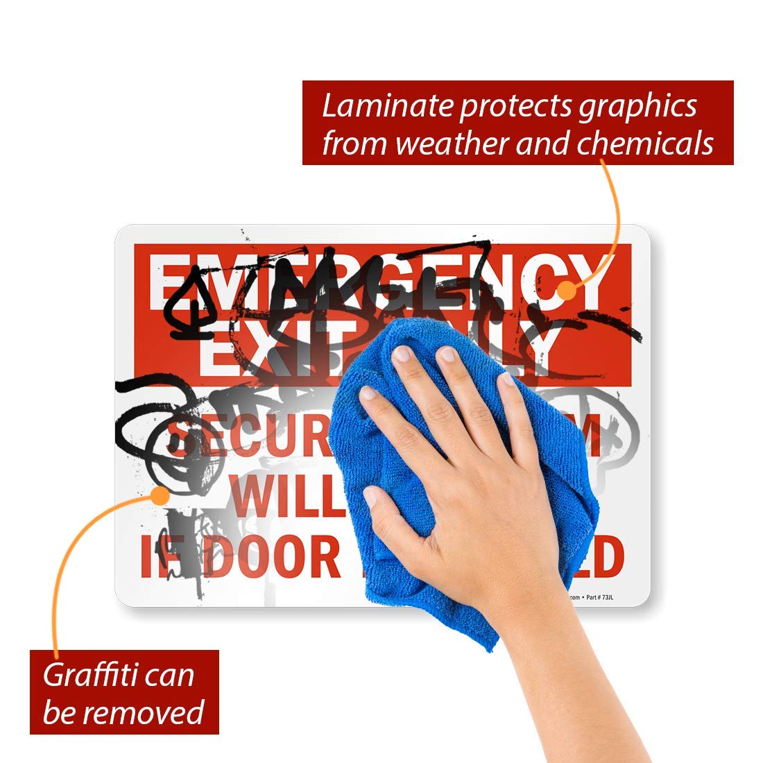 Snapklik.com : SmartSign-S-1506-EU "Emergency Exit Only