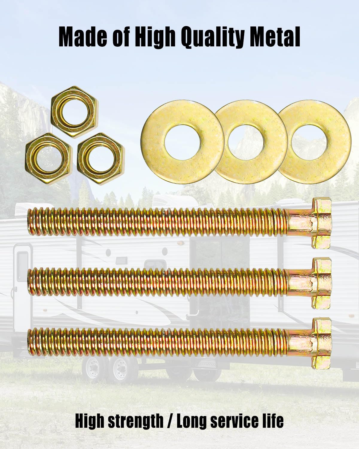 Snapklik.com : 3 Pack Brake Cage Bolt, Cagebolt For Semi Truck, Release ...