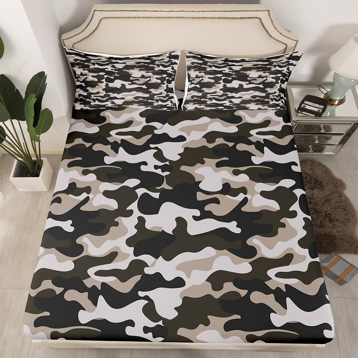Boys Camouflage Sheets