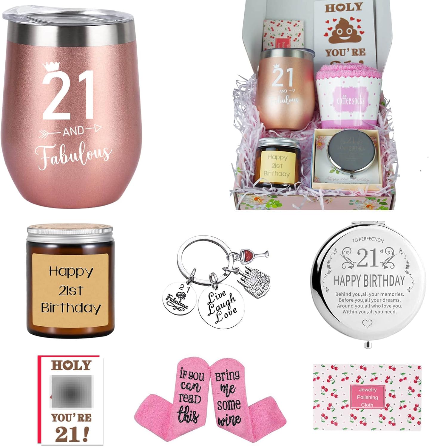 Buy 21st Birthday Gifts For Her Happy 21st Birthday Decorations For Women Friend Sister buy-21st-birthday-gifts-for-her-happy-21st-birthday-decorations-for-women-friend-sister