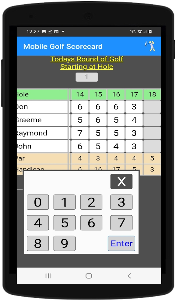 Mobile Golf Scorecard - App on Amazon Appstore