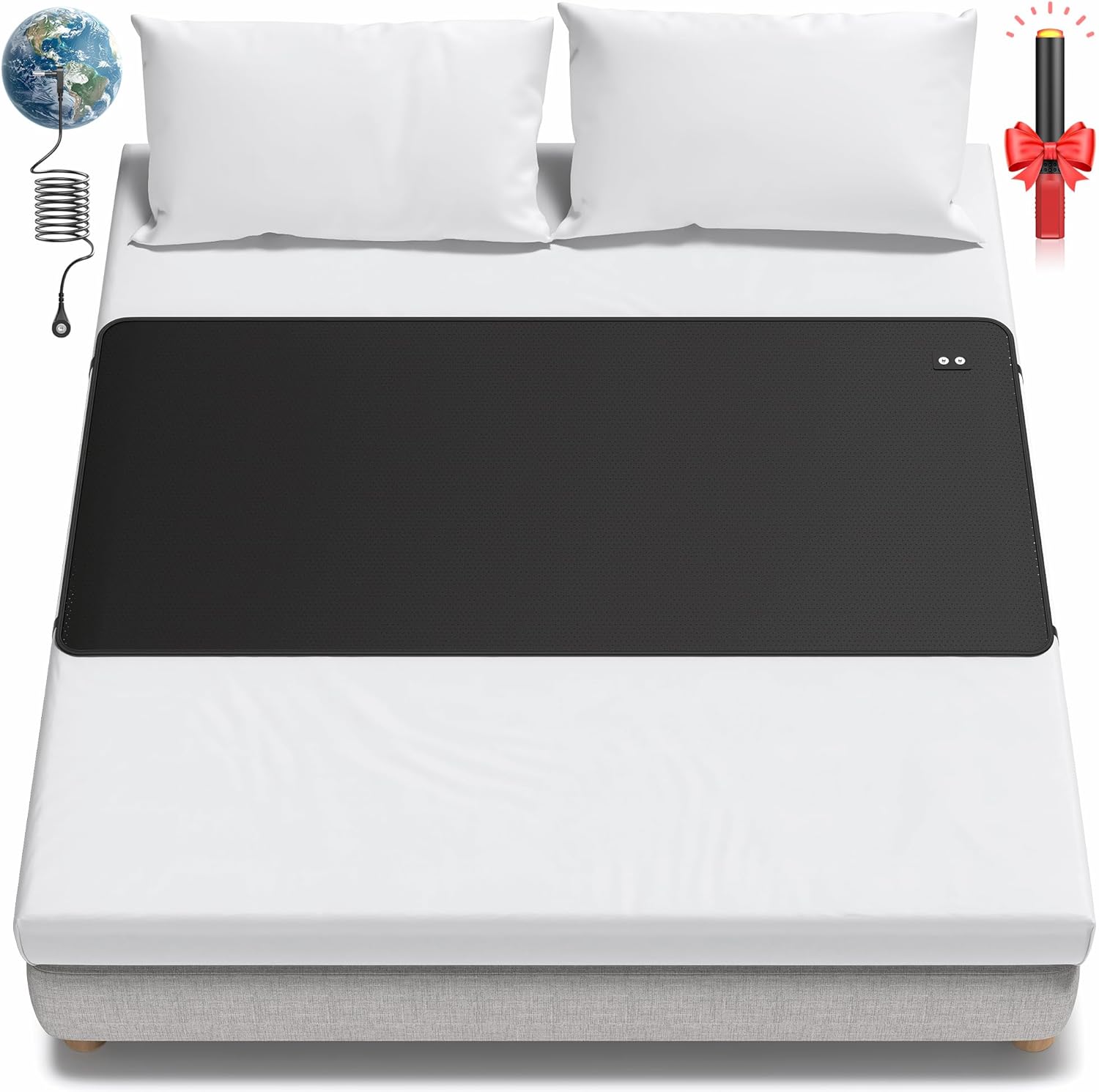 Amazon.com: BOVEREY Grounding Mat for Bed, Queen Size, Black, Earth ...