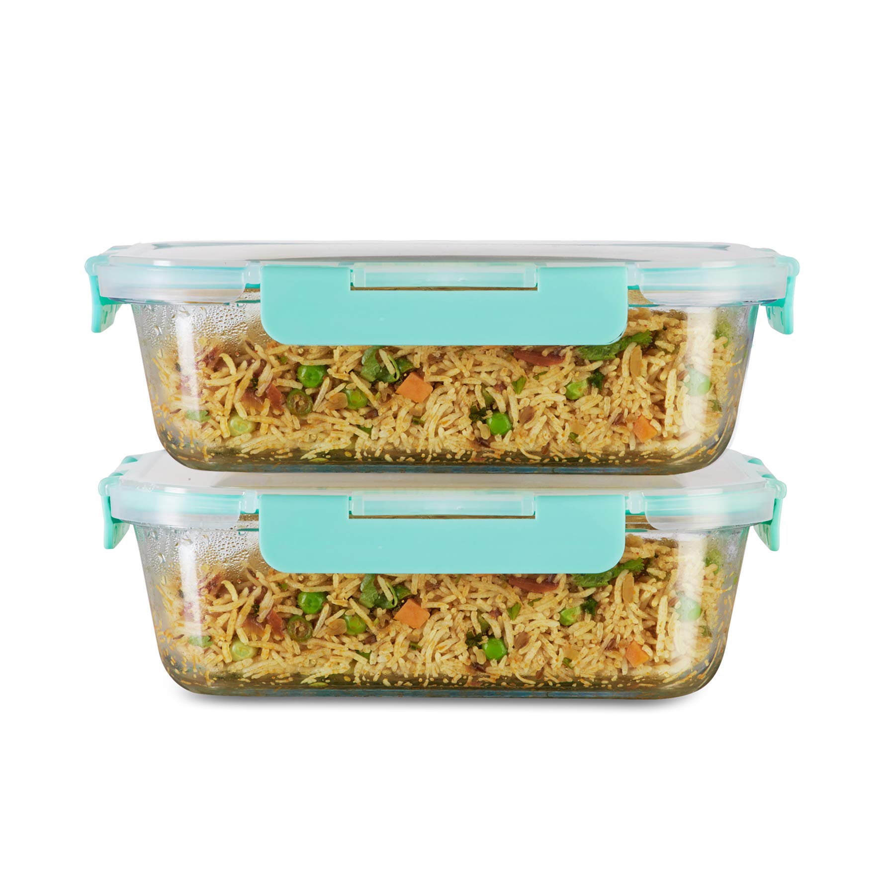 Buy Allo Foodsafe Glass Containers With Lids, Microwave Safe Containers ...