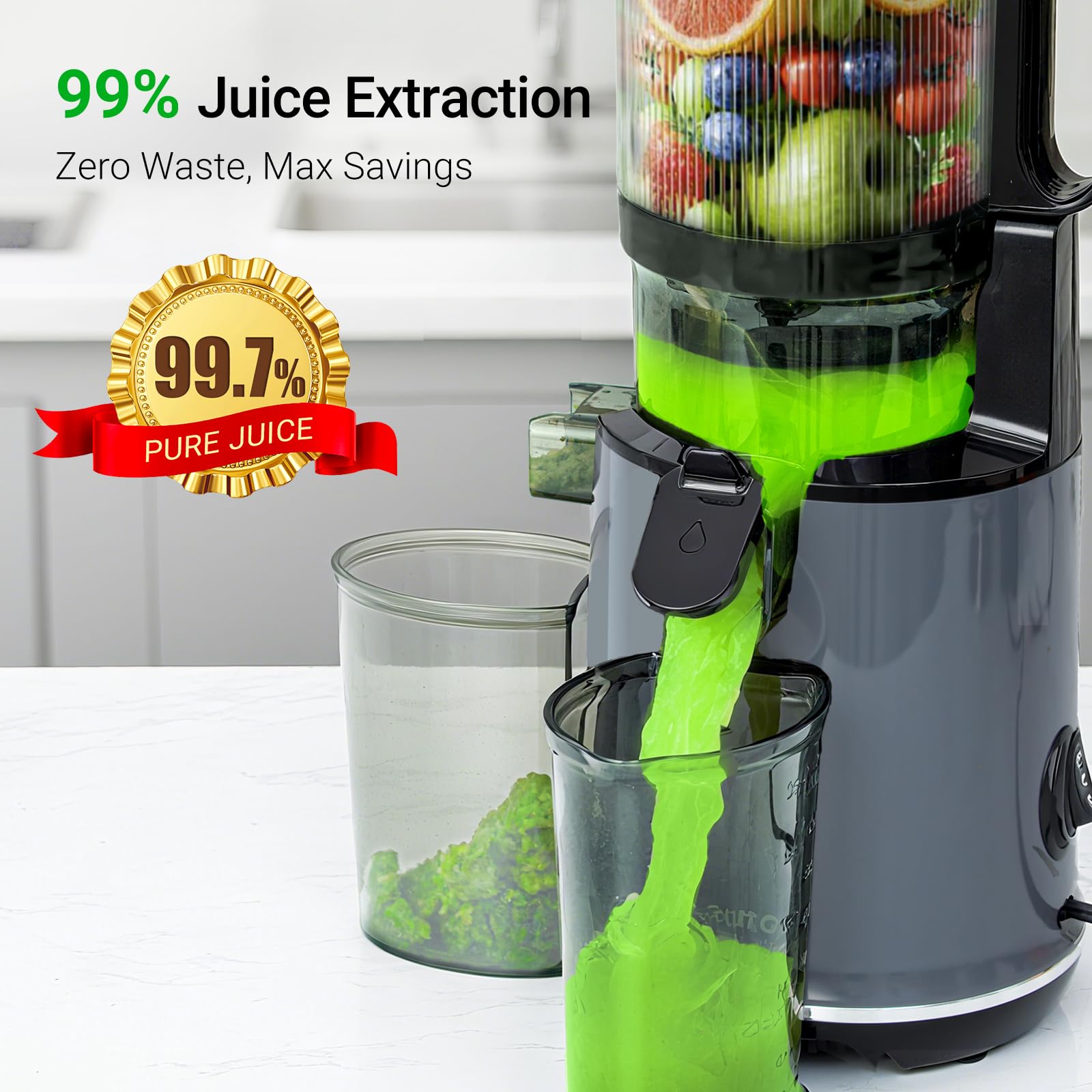Snapklik.com : Cold Press Juicer,Juicer Machines,Large Feed Chute,Easy ...