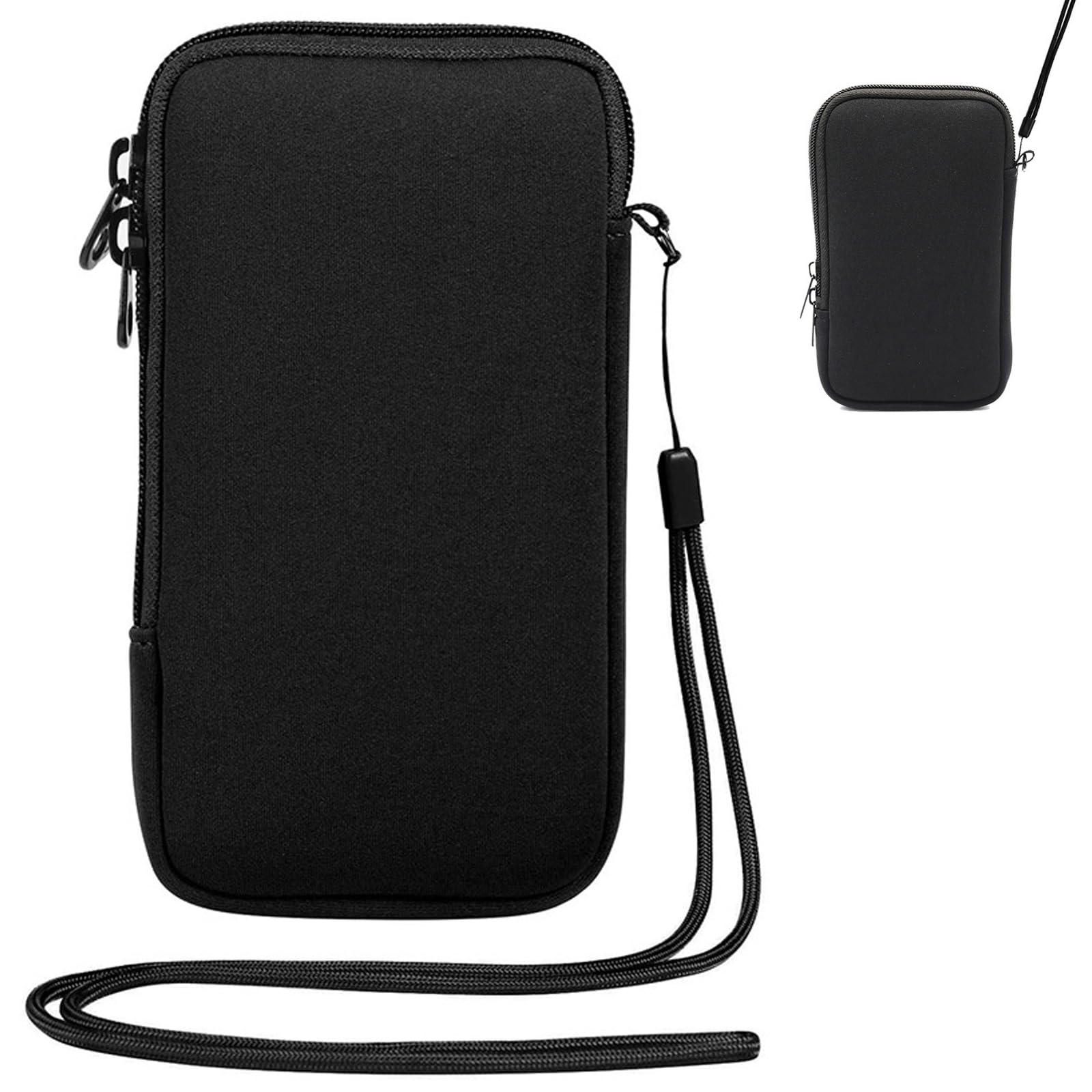 MUU Neoprene Phone Sleeve Case,Mobile Phone Pouch with Neck Lanyards ...