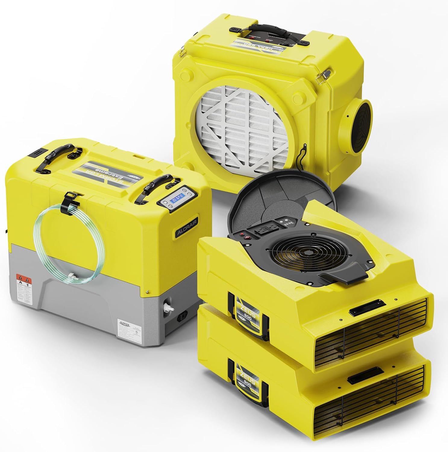 Amazon.com - ALORAIR 1 x Commercial Dehumidifier with Pump, 2 x Air ...