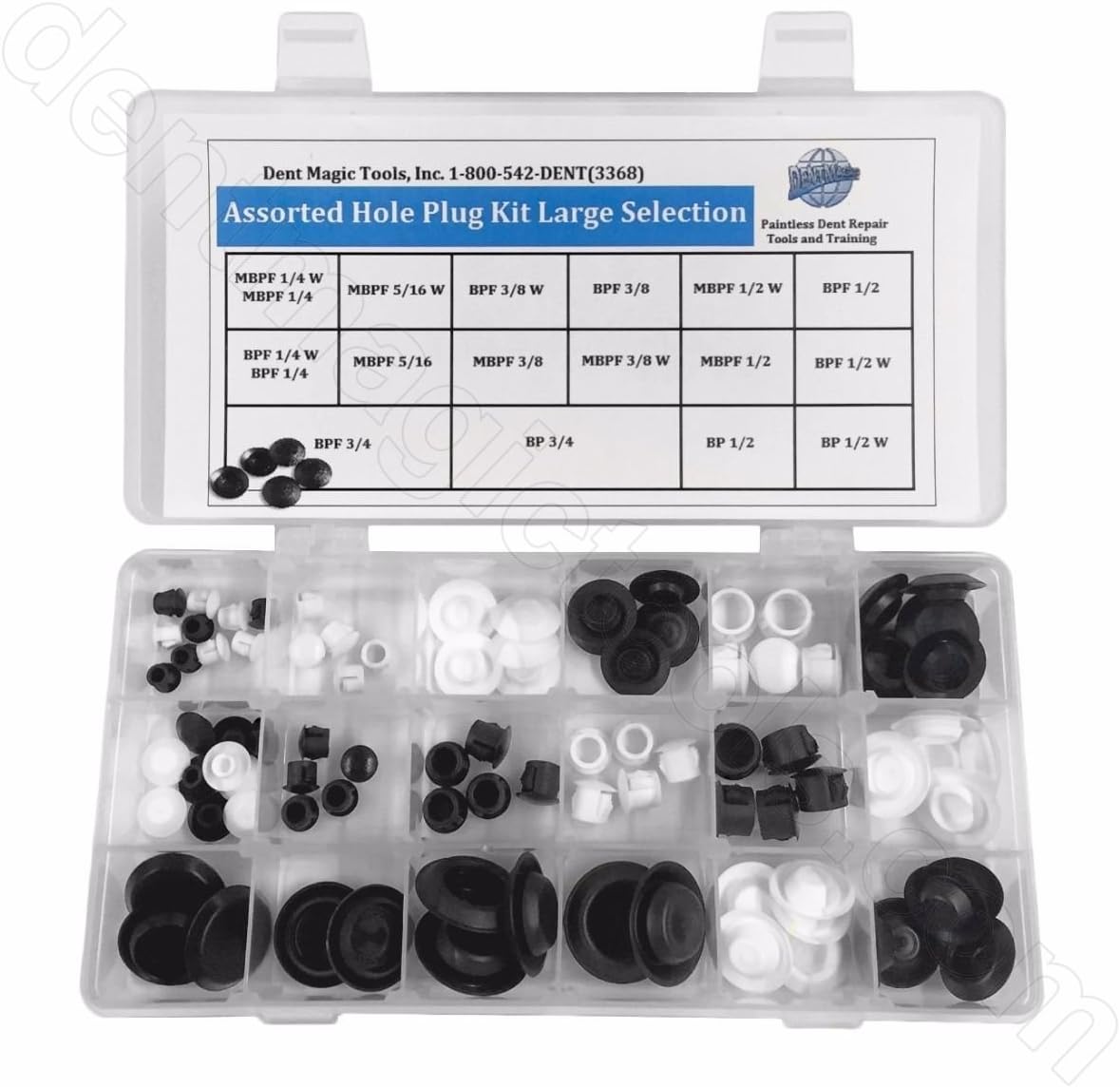 Amazon.com: 90 Count Assorted Hole Plug Kit – 1/4" to 3/4" Recessed ...