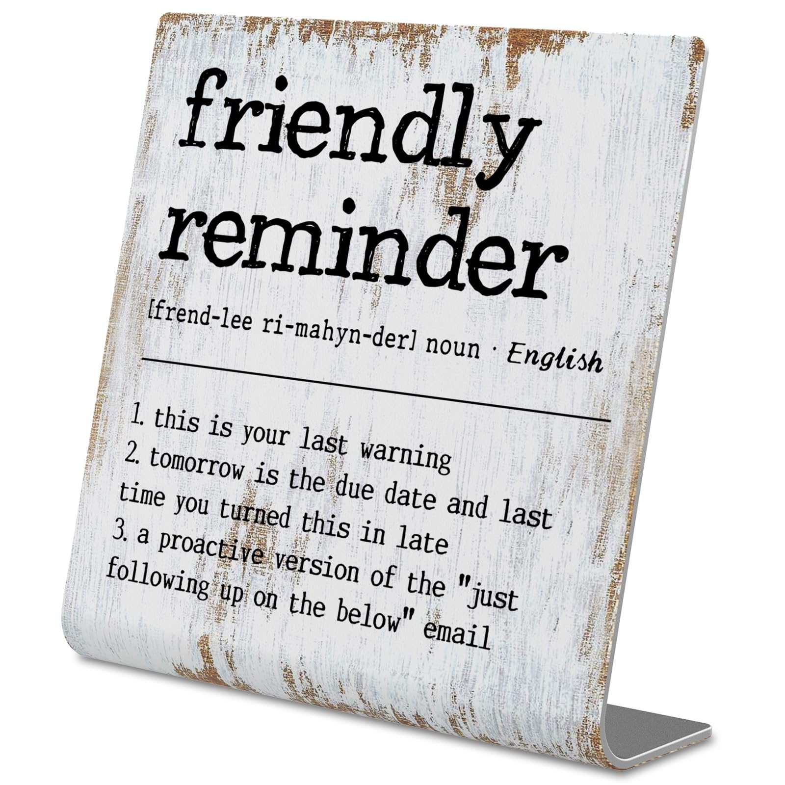 Funny Work Reminders Friendly Reminder Funny Definition Merch & Gifts