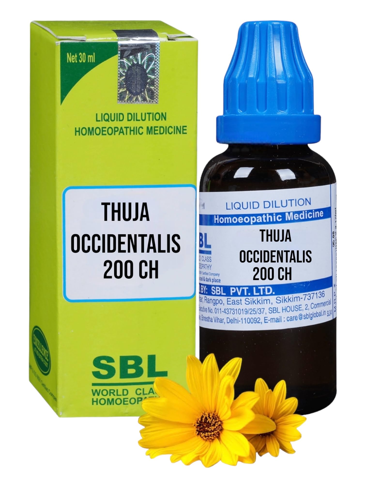 SBL Thuja Occidentalis 200 CH Homeopathic Medicine (30ml) : Amazon.in ...