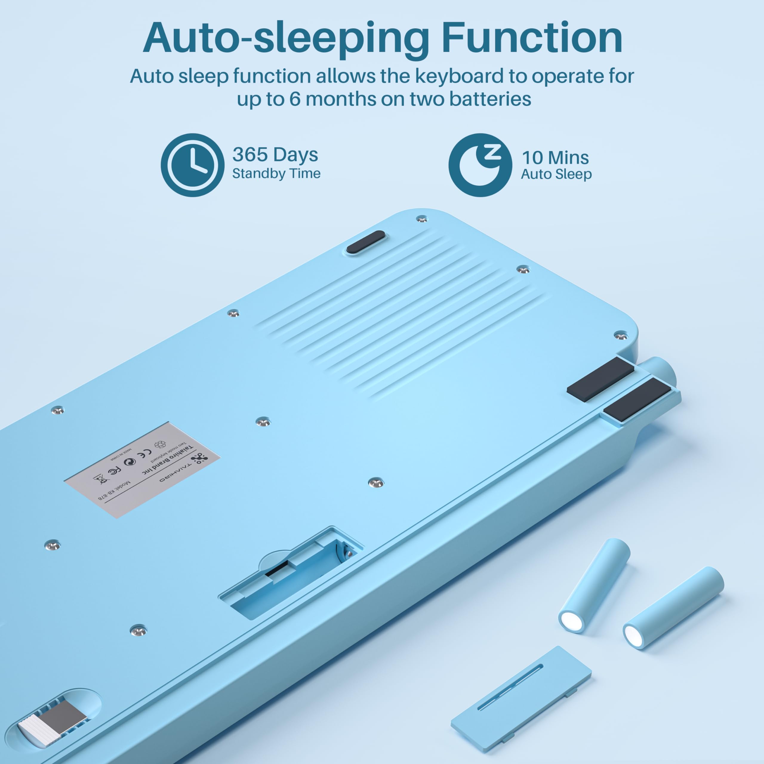 Snapklik.com : Wireless Bluetooth Keyboard For Ipad, 105 Keys Retro ...