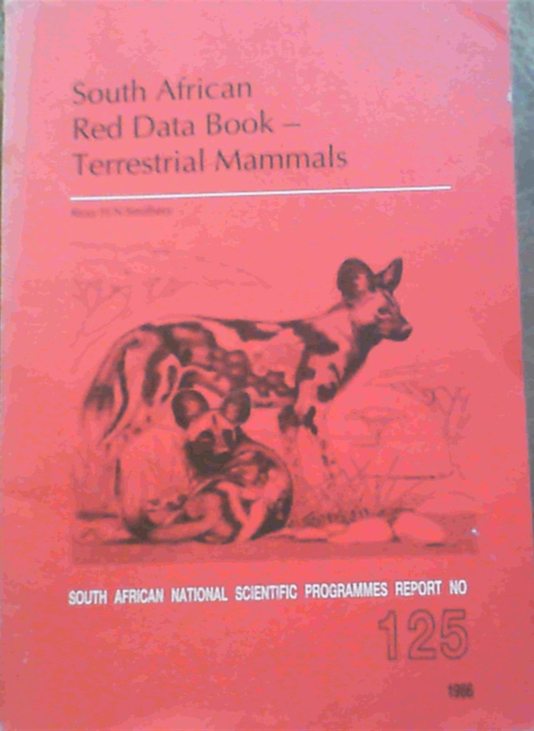 South African red data book: Terrestrial mammals (South African ...