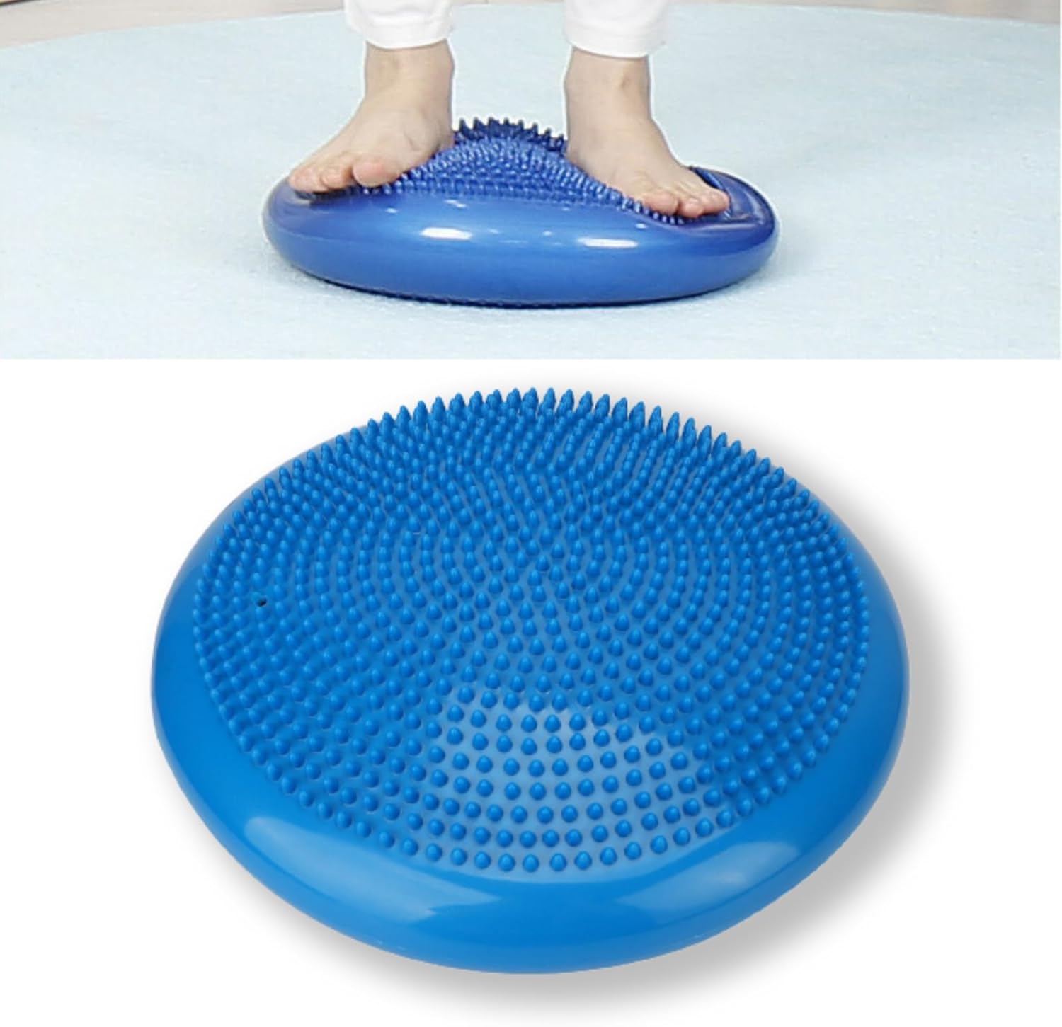 Amazon.com : Inflated Wobble Cushion, Balance Training, Inflated Core ...
