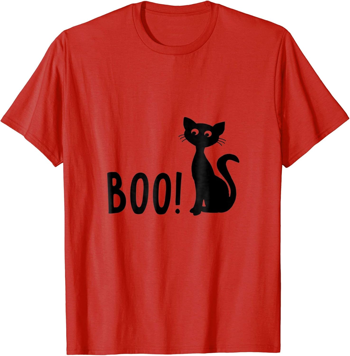 Amazon.com: Cute Cat Boo! Kids/Adults Kitty Halloween T-shirt Costume ...