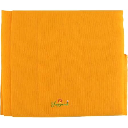 Buy Yagyansh Navratri Puja Kapda, Made of Cotton, Cloth,Yellow Color ...