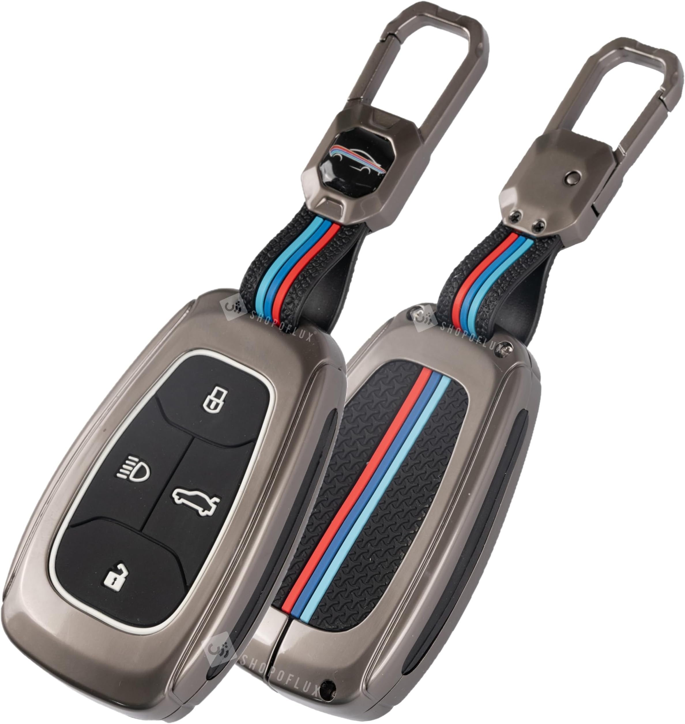 SHOPOFLUX Leather Key Cover Compatible with Tata Nexon | Harrier ...