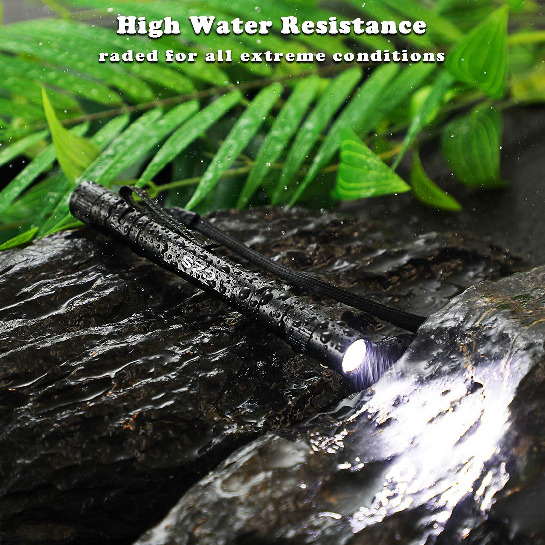 Snapklik.com : CZS LED Flashlight Penlight 1000 Lumens Battery-Powered ...