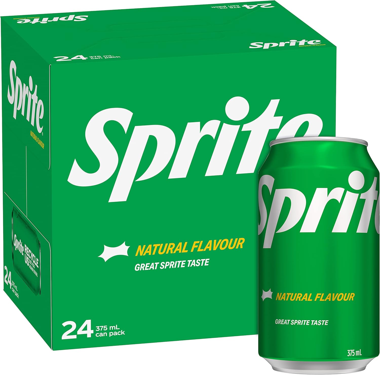 Sprite Lemonade Soft Drink Multipack Cans 24 x 375 ml : Amazon.com.au ...