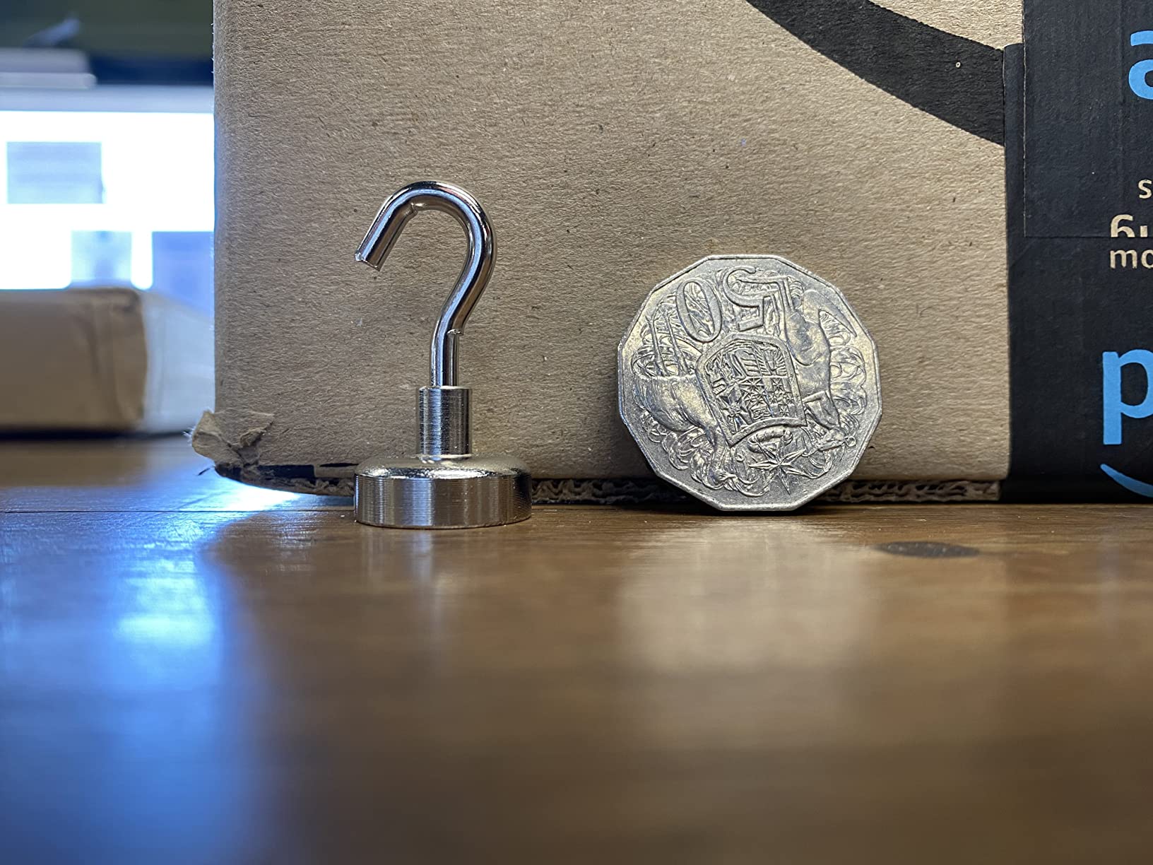 Strongman Magnets | Powerful 25LB Neodymium Heavy Duty Magnetic Hooks ...