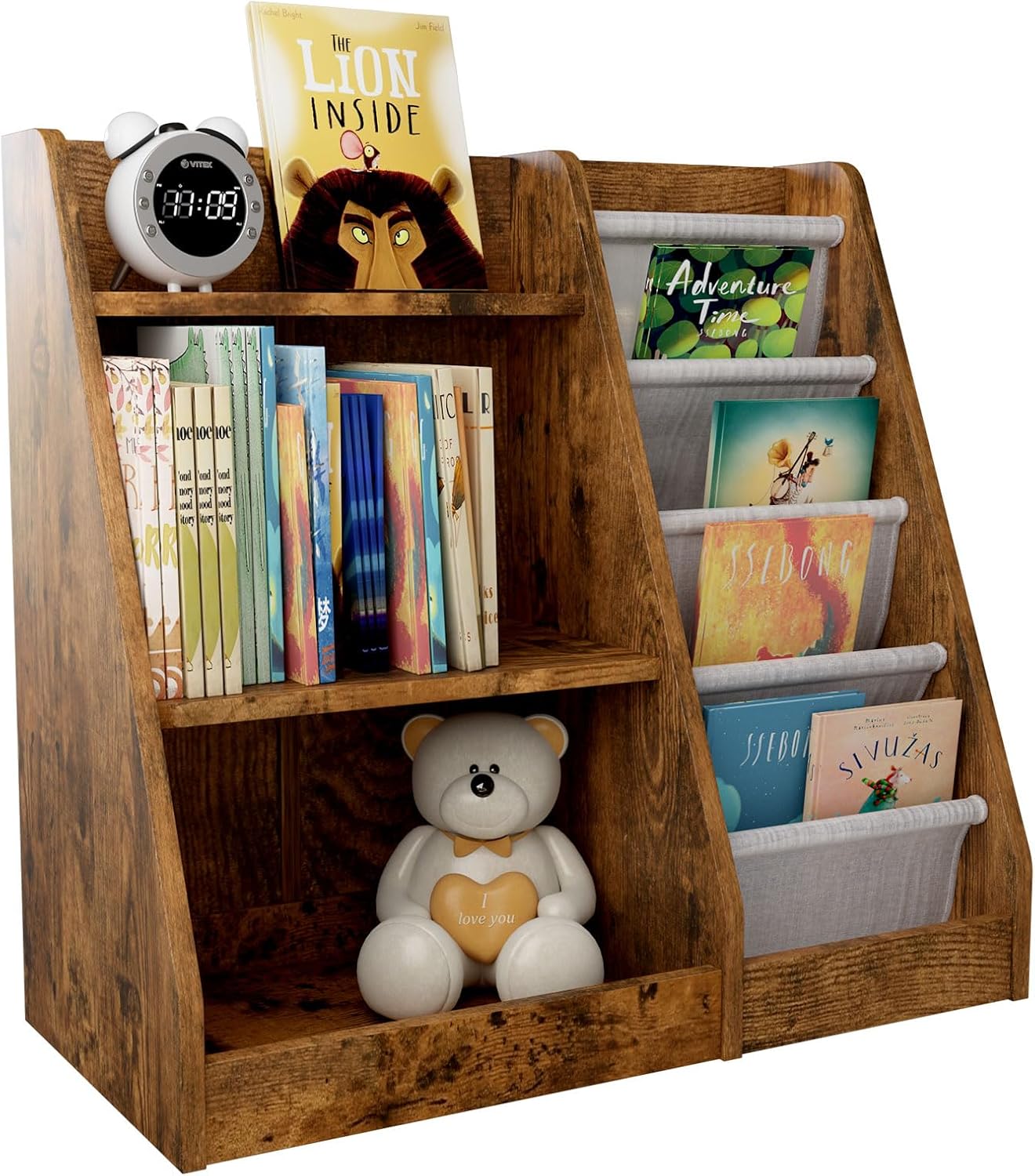 Amazon.com: HedoAjim Kids Bookshelf for Bedroom Toddler Children Baby ...