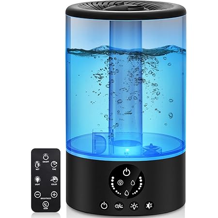 Amazon.com: Cool Mist Humidifier, Ultrasonic Air Humidifiers for ...