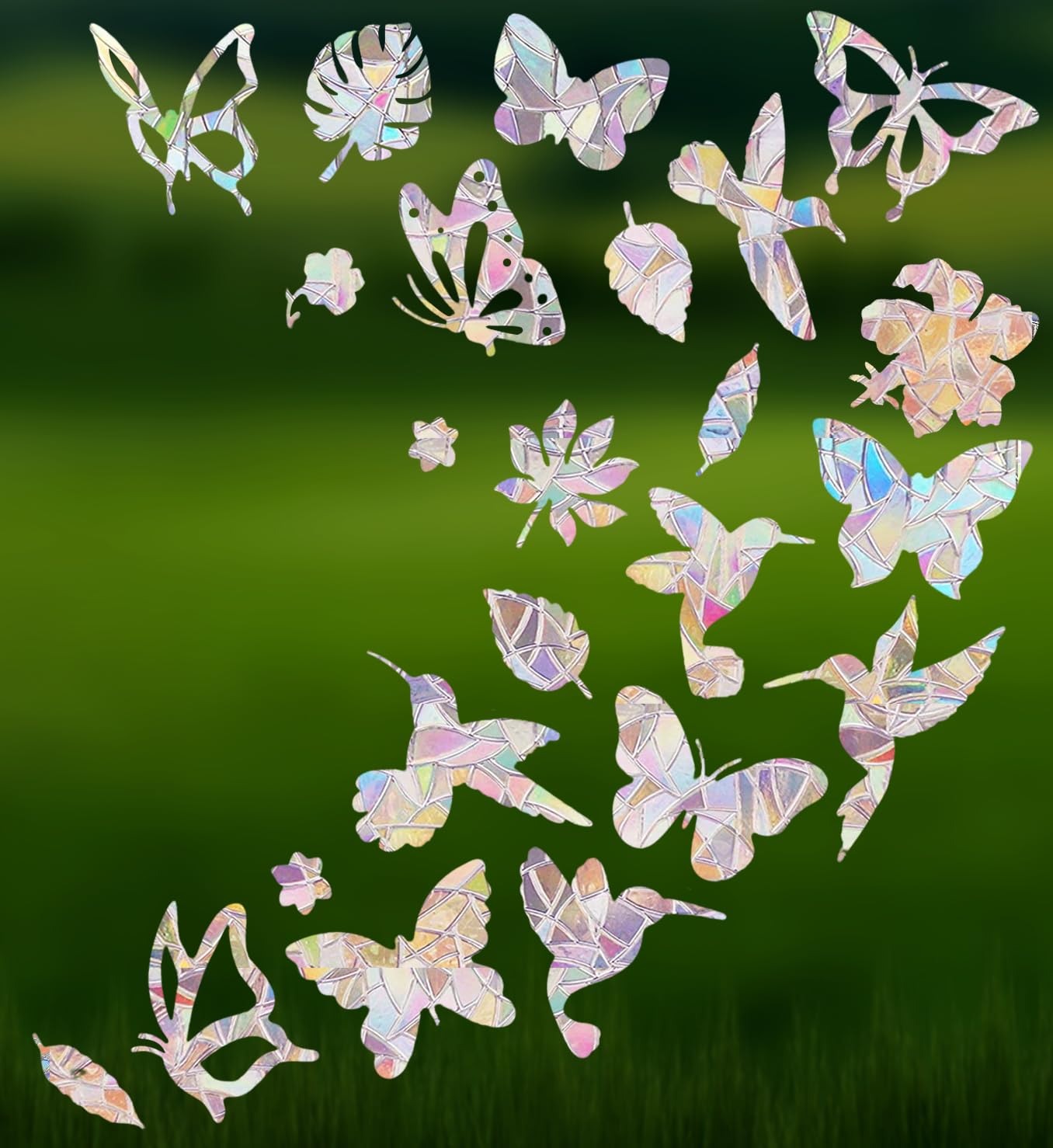 Amazon.com: Window Decals for Bird Strikes Anti Collision Window Clings ...