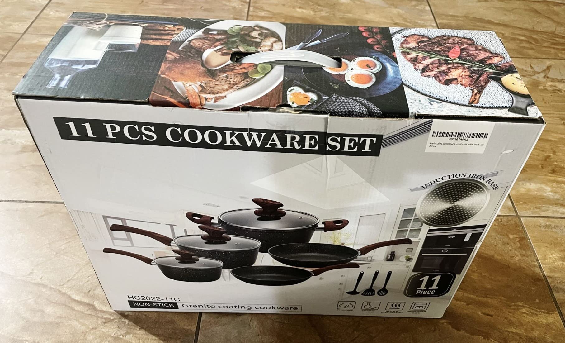 $13/mo - Finance Pots and Pans Set, Pre-Installed Nonstick Granite Pots ...